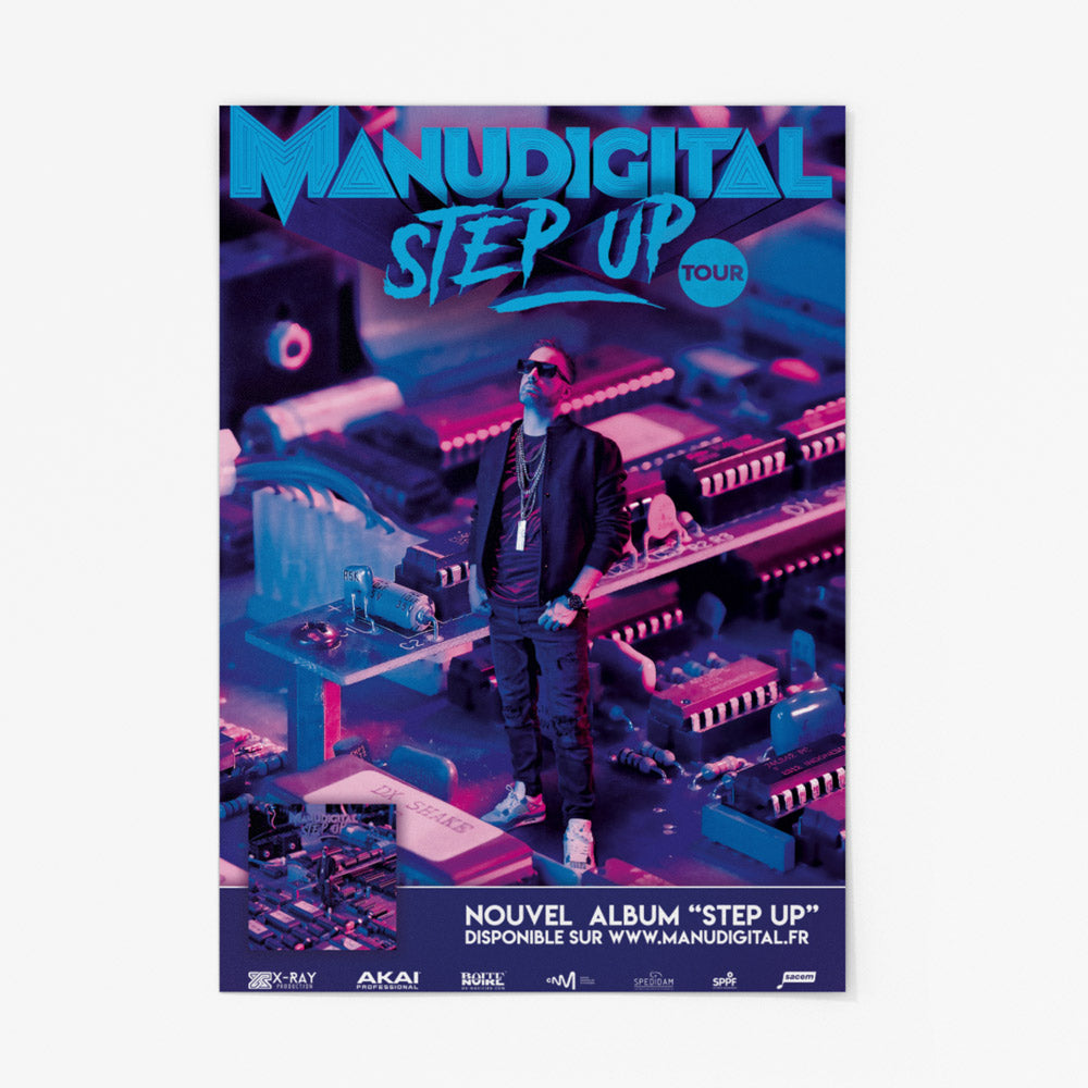 Poster de Manudigital "Step Up Tour" – X-Ray Production