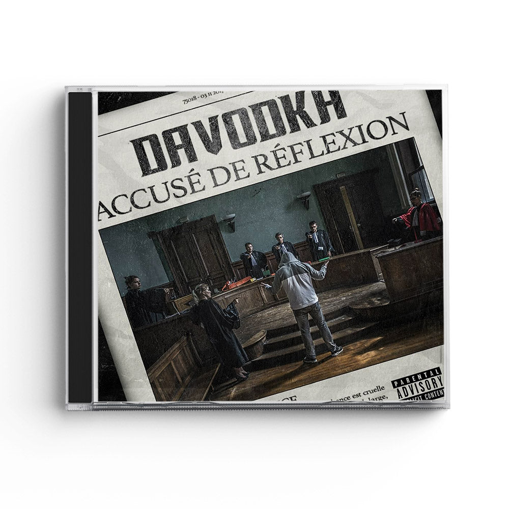 Davodka "Accusé de réflexion" Cd | X-Ray Production